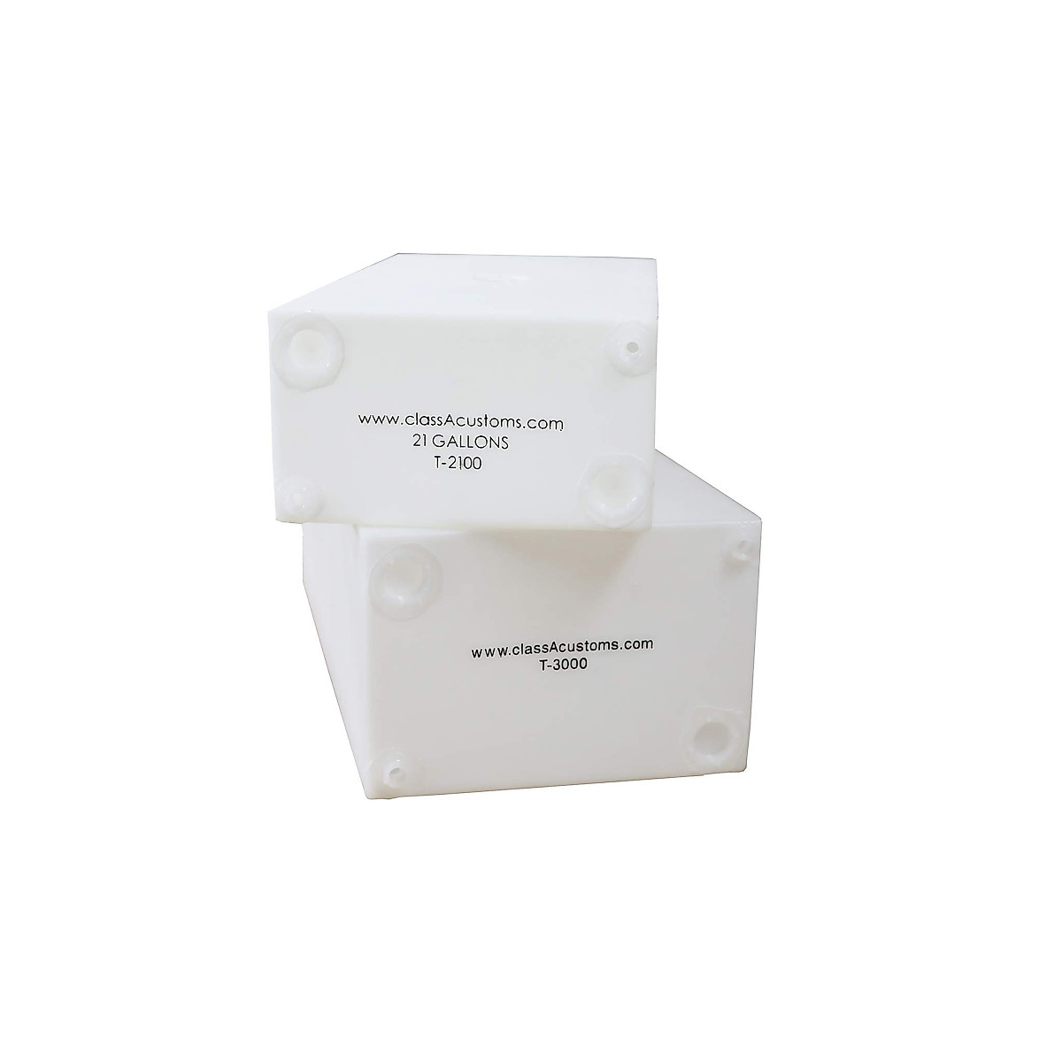 Class A Customs | RV Fresh and Gray Water Tank | Combo Pack (21 Gallon & 30 Gallon) | RV Water Holding Tanks