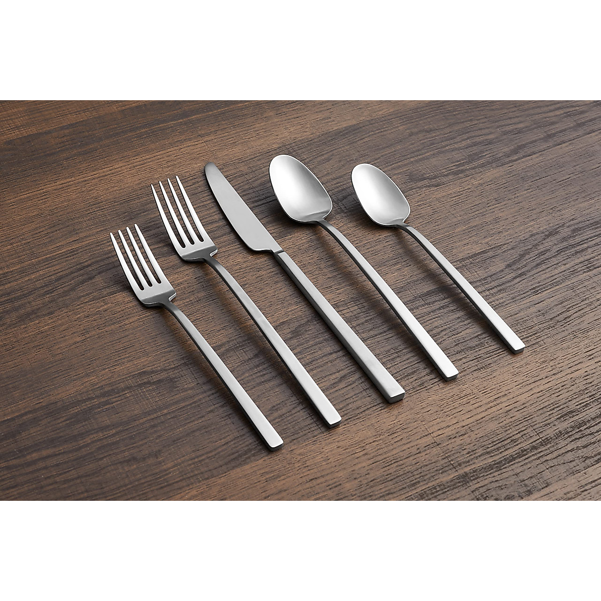 Cambridge Damaris 20-Piece Flatware Set, Service for 4, 0, SILVER SATIN