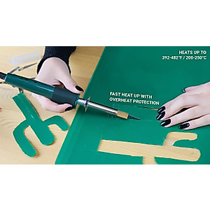 WINONS Plastic Cutter Tool with Upgraded Tips, WHK0007 Multipurpose Stencil Cutter, Easy Use Stencil Cutter for Fun Crafting, Styrofoam and Foam Cutter (Kit of 5)