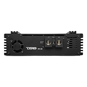 DS18 GFX-3K1 Car Audio Amplifier 1-Channel Class D Full-Range Monoblock 3000 Watts Rms 1-Ohm - Bass Knob Controller Included - Easy Installation - Powerful Amp for Vehicle Sound Systems