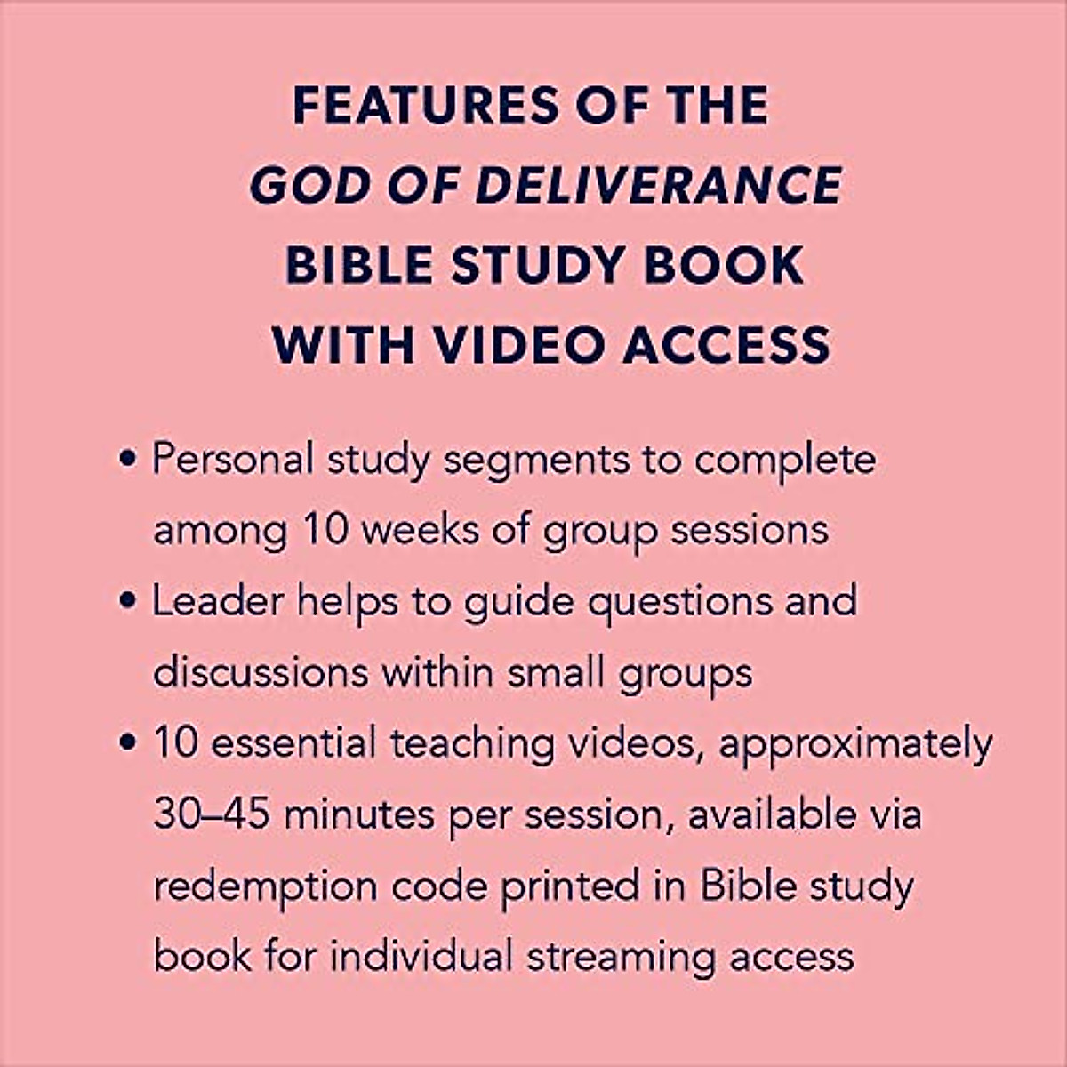 God of Deliverance - Bible Study Book with Video Access