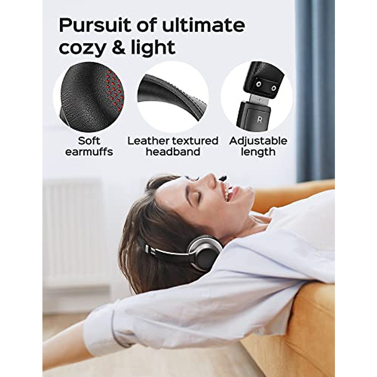 KLYLOP USB Headset, Headset with Mic Noise Reduction & in-line Control, 3.5mm/USB Wired Headphones, Stereo PC Headset with Mute, Headset with Microphone for PC Zoom Skype Webinar Home Office