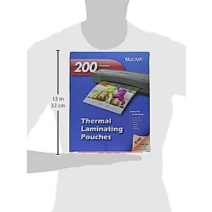Nuova 200-Pack, 5 Mil Thermal Laminating Pouches 9 x 11.5 Inches, Letter Size (LP205H)