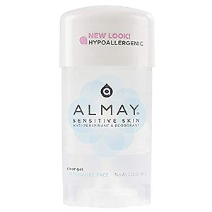 Almay Sensitive Skin, Clear Gel Fragrance Free - 2.25 oz, (Pack of 6)