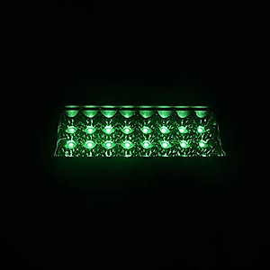 Green Led Off-road Light Bar Pod 36W 7-inch Spot Driving Work Pods Waterproof Fog Lamps for Van Pick-up Truck Car ATV UTV SUV Truck Tractor Boat Fishing Hunting g Deck Trailer Navigation 12V 24V 2pcs