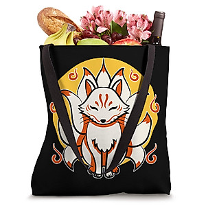 Japanese Fox Cute Funny Anime Kawaii Kitsune Kami Inari Fox Tote Bag