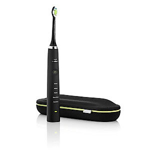 Philips Sonicare DiamondClean Sonic Electric Rechargeable Toothbrush, Black, HX9352/04