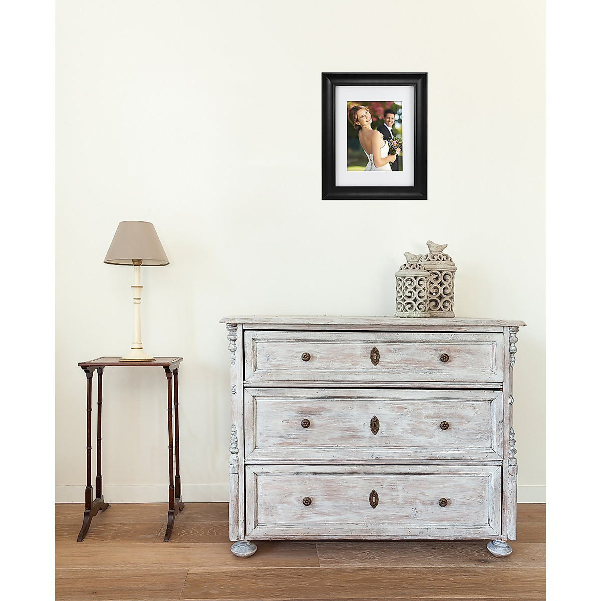 MCS Archival 11x14 Inch Frame with 8x10 Inch Mat, Black (66896)