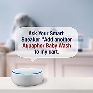 Aquaphor Baby Wash and Shampoo, Unscented Baby Shampoo and Wash, 25.4 Fl Oz Pump Bottle