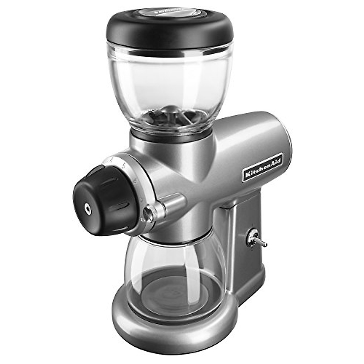 KitchenAid KCG0702CS Burr Coffee Grinder, Contour Silver