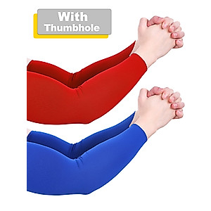 Bememo 12 Pairs Unisex UV Protection Sleeves Long Arm Cooling Cover Sleeves