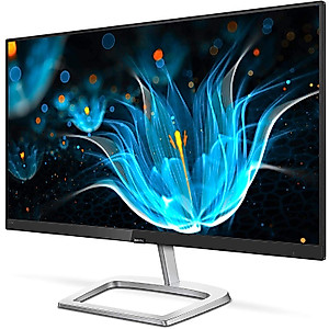Philips E- line 276E9QDSB, 27-inch IPS LED FHD Free Sync LCD Monitor w/Ultra Wide-Color (1920x1080) - Glossy Black/Glossy Silver (Renewed)