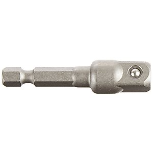 Bosch 34611 3/8-Inch Extension Male Square Power Drive, 1/4-Inch Hex, 2-InchPin Lock