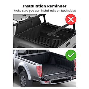 Logan Tonneau Cover Soft Roll up for 2015-2023 F150,Truck Bed Covers Compatible with 2015-2023 F150 6.5FT