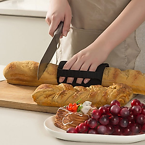 Silicone Assist Hot Handle Holder, Anti-scalding Clip, Oven Gloves Cooking Pinch Mitts, Pot Sleeve Heat Resistant Kitchen Potholders, Hands Guard Kitchen Gadget for Cooking, Picnic Black