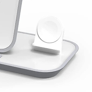 mophie 2-in-1 Wireless Charging Stand - MFI Certified Charger Pad for iPhone and Apple Watch with Additional USB Port for Airpods