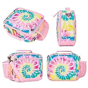 Choco Mocha 15inch Tie Dye Backpack + Lunch Bag