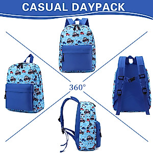 Little Kids Toddler Backpacks for Boys and Girls Preschool Backpack With Chest Strap (Dinosaur black blue)