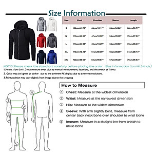 HAOREEKZ Hoodies For Men Fashion Casual Zip Up Hooded Sweatshirt Loose Slim Fit Long Sleeve Solid Color Sport Jacket Coats With Pockets Men's Fashion Hoodies & Sweatshirts(Black,X-Large)