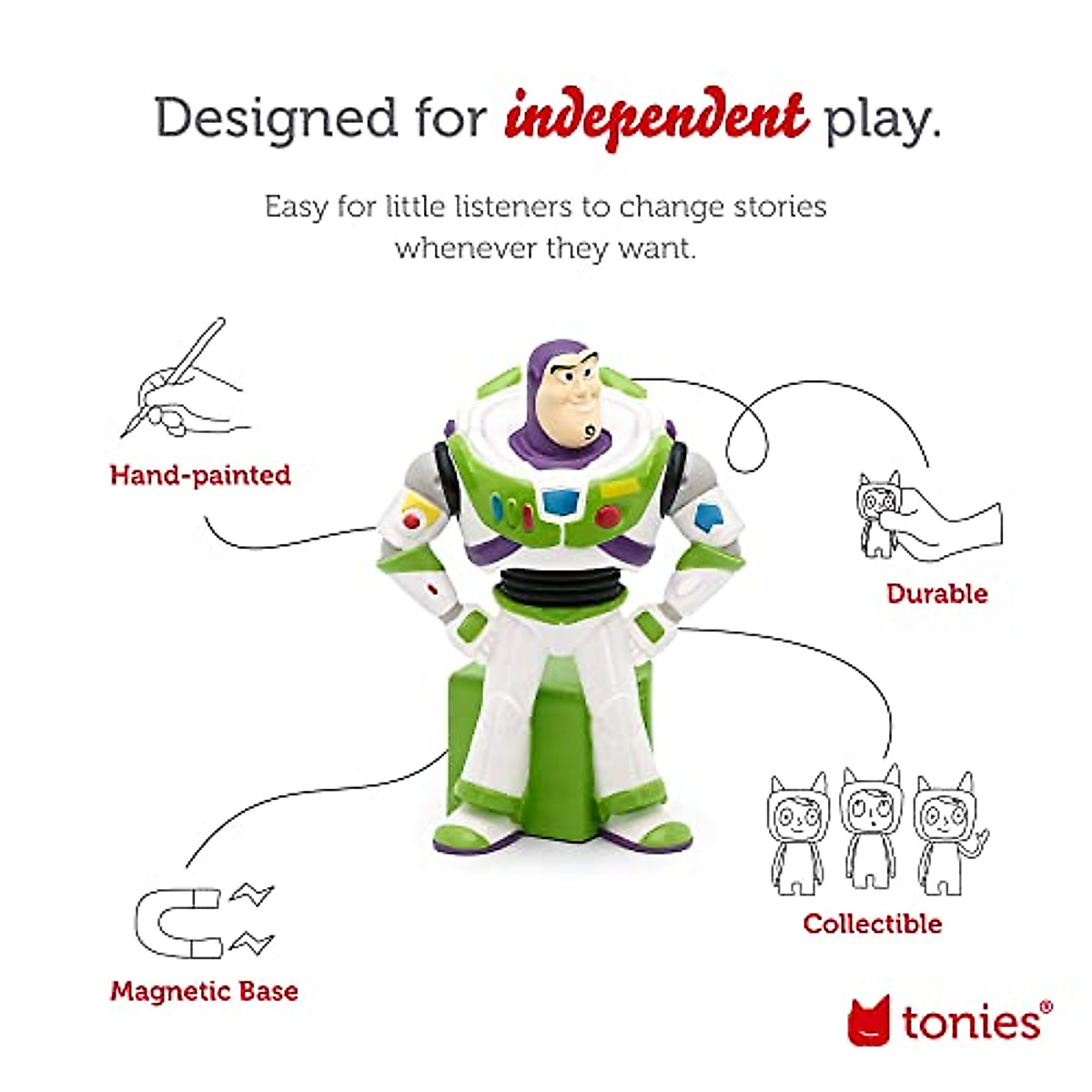 Tonies Buzz Lightyear Audio Play Character from Disney's Toy Story 2