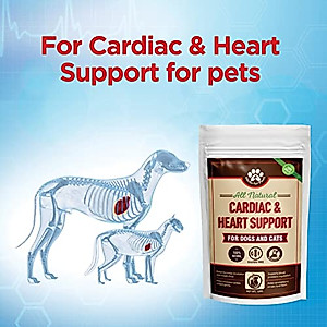 Dog Cardio Strength Heart Murmur Hawthorn Supplement Powder, Hawthorne for Dogs Vitamins for pet Heart Health| Made in USA - 4.0 OZ