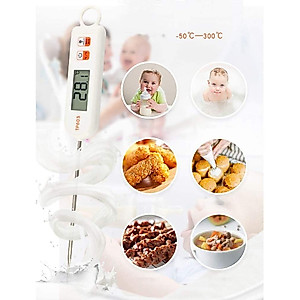 Digital Kitchen Thermometer for Cooking Food in The Oven Meat Electronic Probe ( Color : Black )