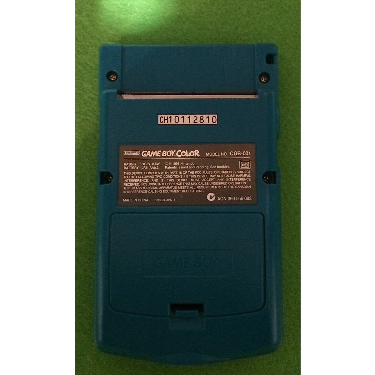 Game Boy Color Console in Blue - JAPANESE IMPORT