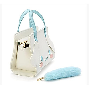 Fangkai My Melody bag,Cinnamoroll Bag 3D Kawaii Mini Backpack Cute Cosplay Shoulder Bag Doll Handbag for Girls Gift Backpack (White)