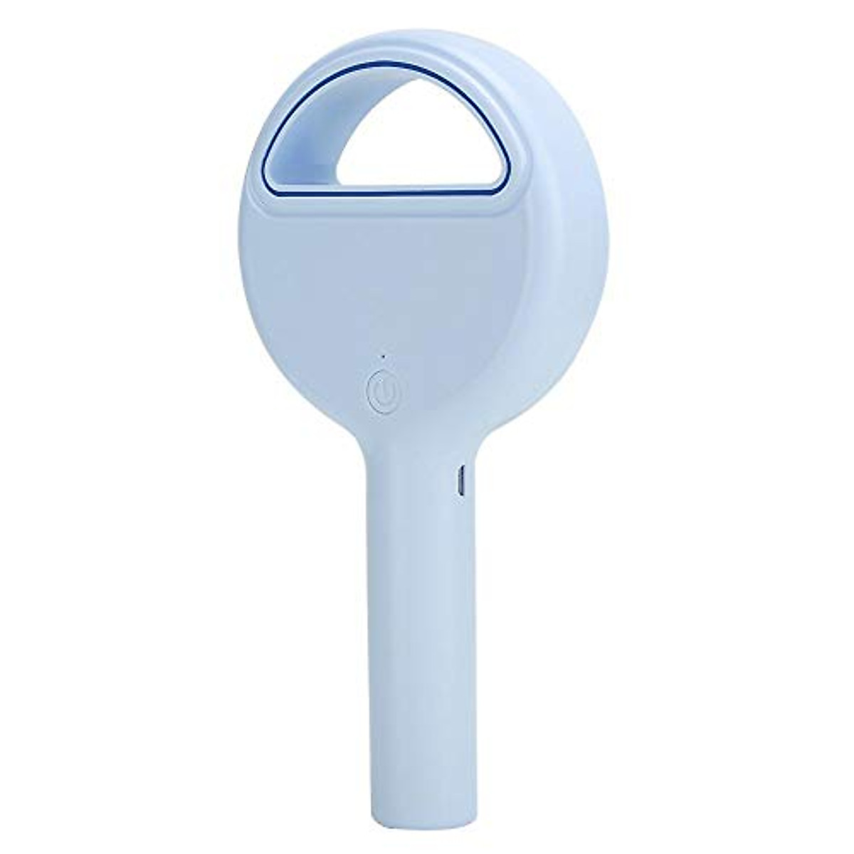 Bladeless Fan, 3-Speed USB Rechargeable Portable Mini Fan Ultra-Low Noise Adjustable Handheld Personal Fan for Kids, Girls, Women, Men, Travel, Indoor, Outdoor(Blue)