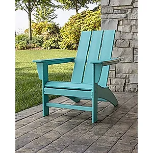 POLYWOOD AD420SA Modern Adirondack Chair, Sand