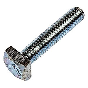 Small Parts FSC141SHB Grade A Steel Square Head Bolt, 1/4"-20" Thread Size, 1" Long (Pack of 25)