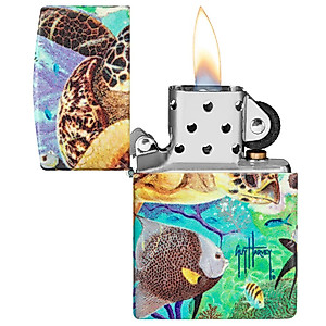 Zippo Guy Harvey 540 Design Glow in The Dark Pocket Lighter