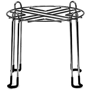 IMPRESA Extra Tall Water Filter Stand For Berkey 8" Tall by 9" Wide, Countertop Stainless Steel Stand for Most Medium Gravity Fed Water Coolers - Fills tall Glasses, Pitchers, Pots with Water