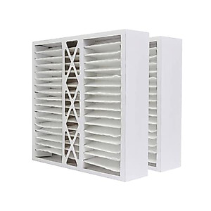 20x25x5 Air Filter MERV 11 (2-Pack), Pleated HVAC AC Furnace Air Filters Replacement for Lennox X0586