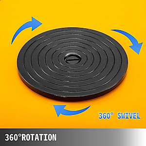 VEVOR Machinery Mover 8800LBS Machine Moving Skates 4T Machinery Skate Roller w/Push Rod and 3 Rollers, Industrial Machinery Dolly 360-degree Rotation, Machinery Mover Dolly for Material Handling