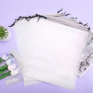 50 Pack Shoe Bags for Travel,Portable Travel Shoe Bag,Large Clear Shoes Pouch Storage Packing Organizers with Drawstring,Dustproof & Waterproof Shoe Storage Bags for Women and Men