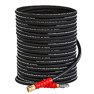 Tool Daily Pressure Washer Hose, 3/8 Inch x 50 FT, Quick Connect, 4000 PSI, High Tensile Wire Braided