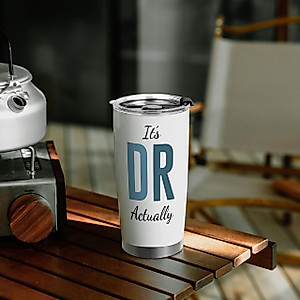 HOMISBES Doctor Nutrition Facts Phd Graduation Gifts - Dr Gifts For Women, New Doctor Gifts - Doctor Travel Tumbler 20 Oz