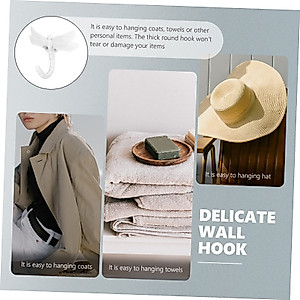 Cabilock 1 Set Dragonfly Hook Jacket Hooks Wall Mount Hooks Things Dragonfly Wall Art Key Hooks Home Storage Hooks Towel Rack Robe Hook Hanger Cute Wrought Iron White