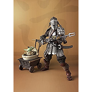 TAMASHII NATIONS - Star Wars: The Mandalorian - Ronin Mandalorian & Grougu (Beskar Armor), Bandai Spirits MEISHO Movie Realization Action Figure