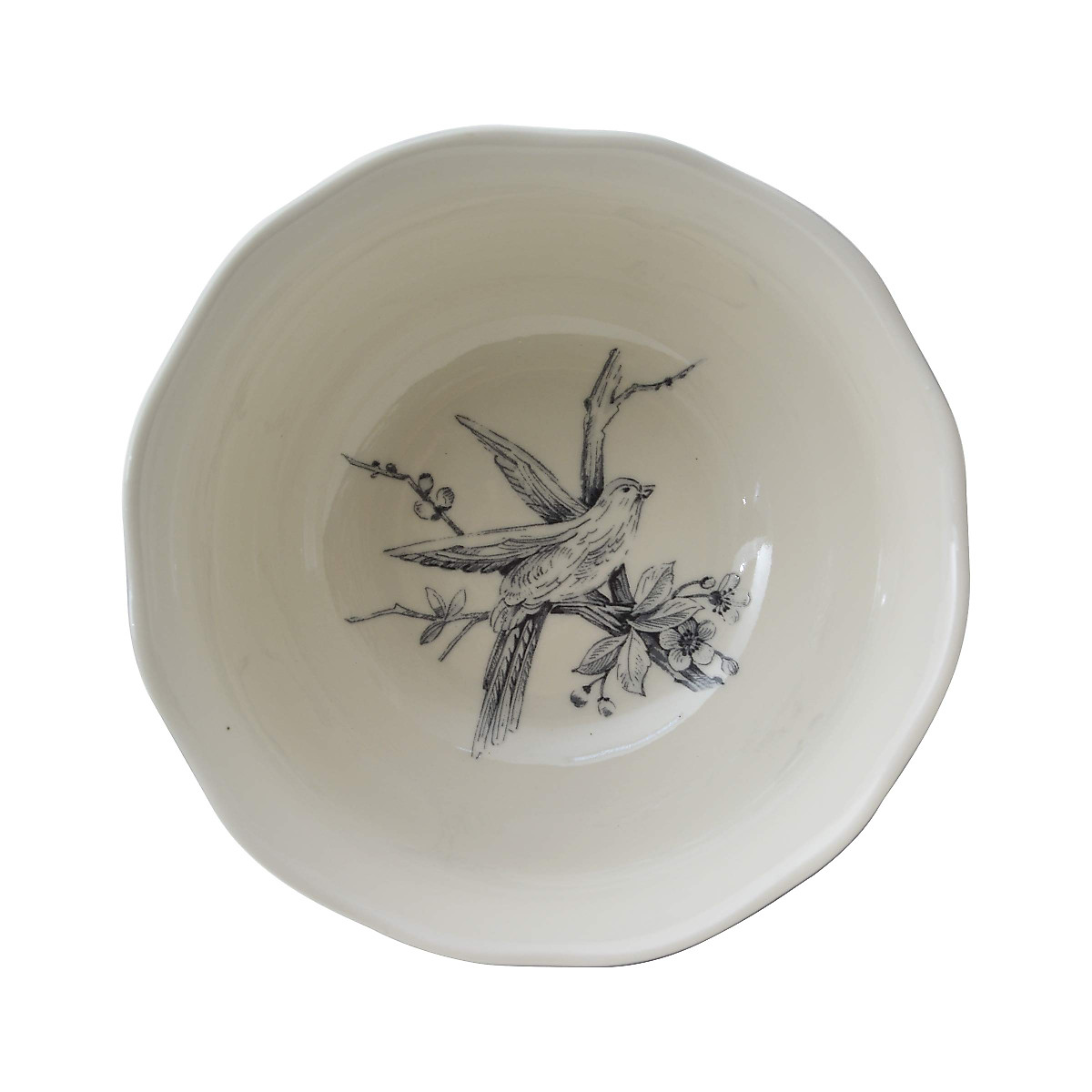 222 Fifth Adelaide 16-Piece Porcelain Dinnerware Set with Round Plates, Bowls, and Mugs, Dark Blue