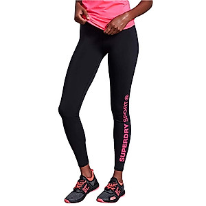 Superdry Women's CORE Essential Leggings, Black, 10 UK/S