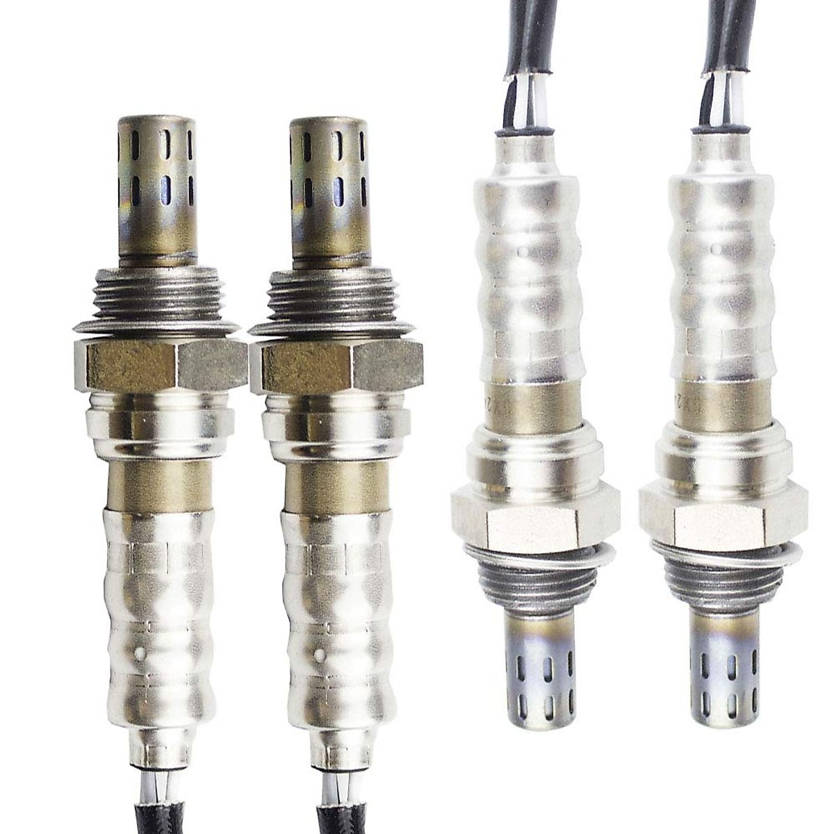 higherbro 4PCS Oxygen O2 Sensor 1 & 2 for Ford Mustang 1999 2000 2001 2002 2003 2004 2005 2006 2007 2008 2009 2010 3.8L/3.9L/4.0L/4.6L/5.4L Upstream + Downstream