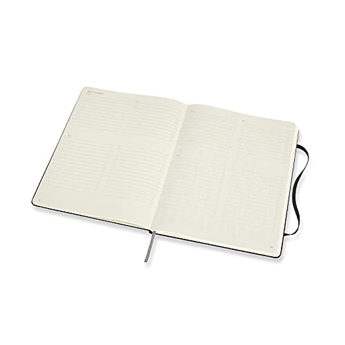 Moleskine PRO Notebook, Hard Cover, XL (7.5" x 9.5") Professional Project Planning, Black, 192 Pages