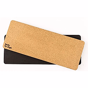 Performance Yoga Knee Pad Cushion - Extra Thick Padding For Knees, Elbows, and Wrists | Reversible, Non-Slip, Sweat-Resistant | Made By Yoga Instructors (Midnight Black)