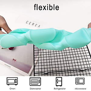 2 Pack 6-Cavity Resin Coaster Moulds, FineGood Round Coaster Mould for Resin Silicone Cake Moulds Baking Tray