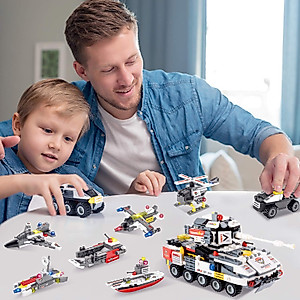 EP EXERCISE N PLAY City Military Armored Chariot Building Blocks STEM Toy Set, Age 6+, 932 Pieces