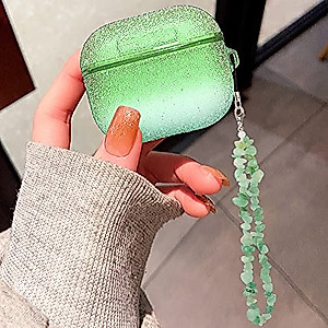 BEACE Phone Charms/Chain Strap for Women-Cell Phone Case Lanyard Wrist Strap-Natural Gemstone Charms for Airpods Pro2