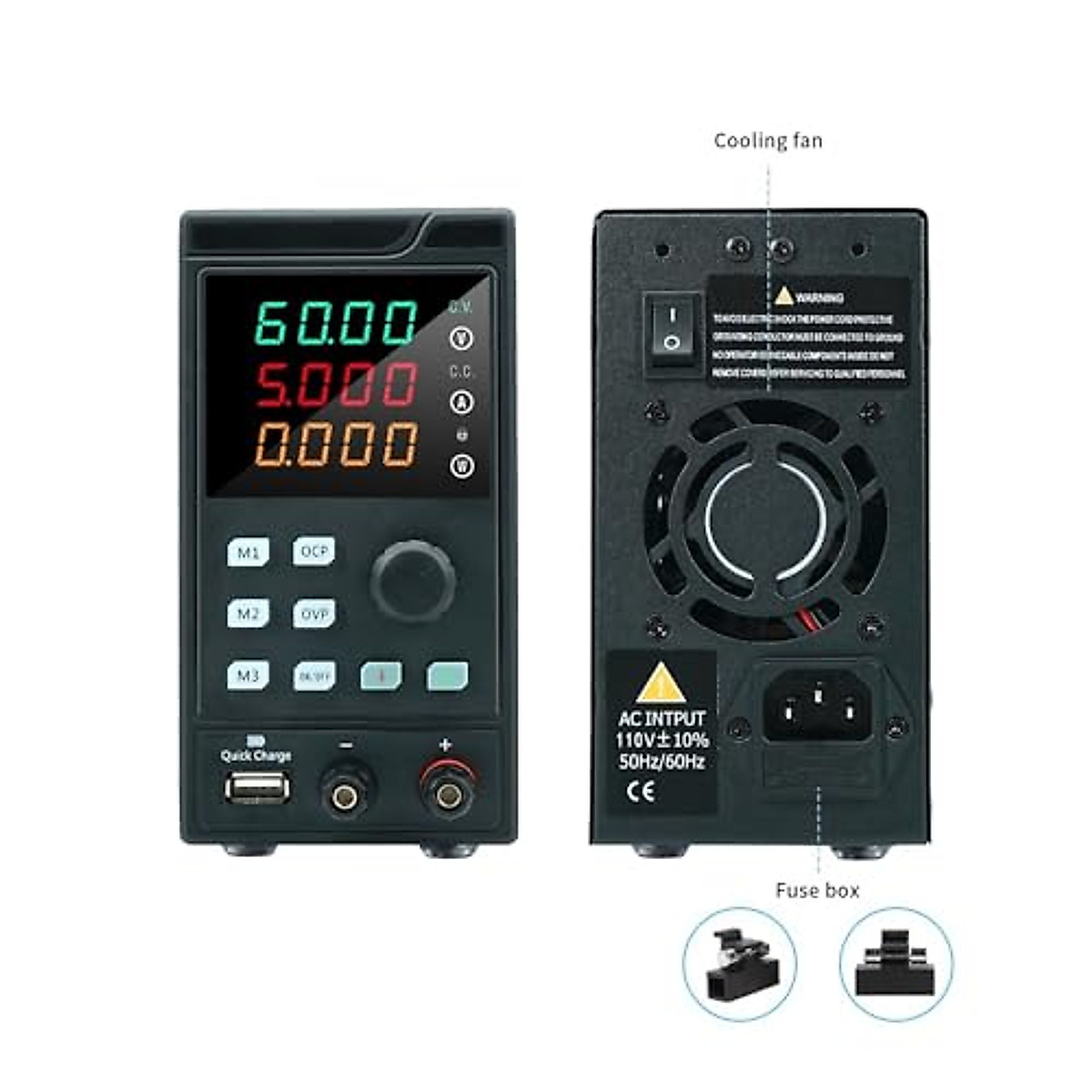 Arionyx Laboratory Adjustable AC110V/220V to 32V 64V 150V Variable 2A 5A 10A Programmable Switching DC Power Supply(220V,60V 5A_RS485)