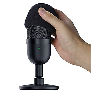 SUNMON Seiren Mini Pop Filter Foam Cover - Professional Mic Windscreen Wind Cover for Razer Seiren Mini USB Streaming Microphone to Minimise Plosives